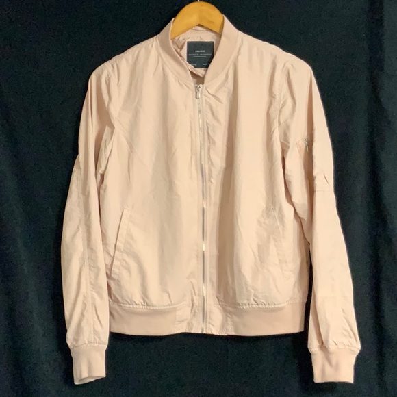 Zara | Jackets & Coats | Zara Basic Outerwear Taupe Bomber Jacket Size Women Medium | Poshmark